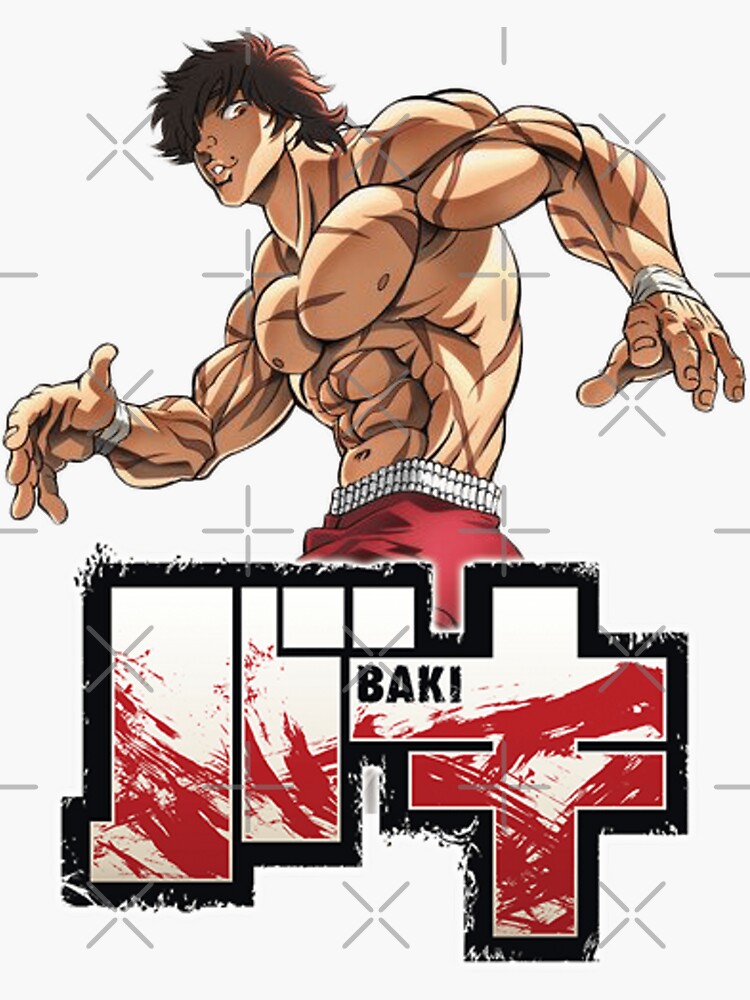 "Baki Hanma The Grappler Logo for otaku, gym and fitness for training ...