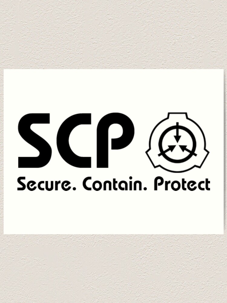 "SCP Logo" Art Print for Sale by MadLad-Inc | Redbubble