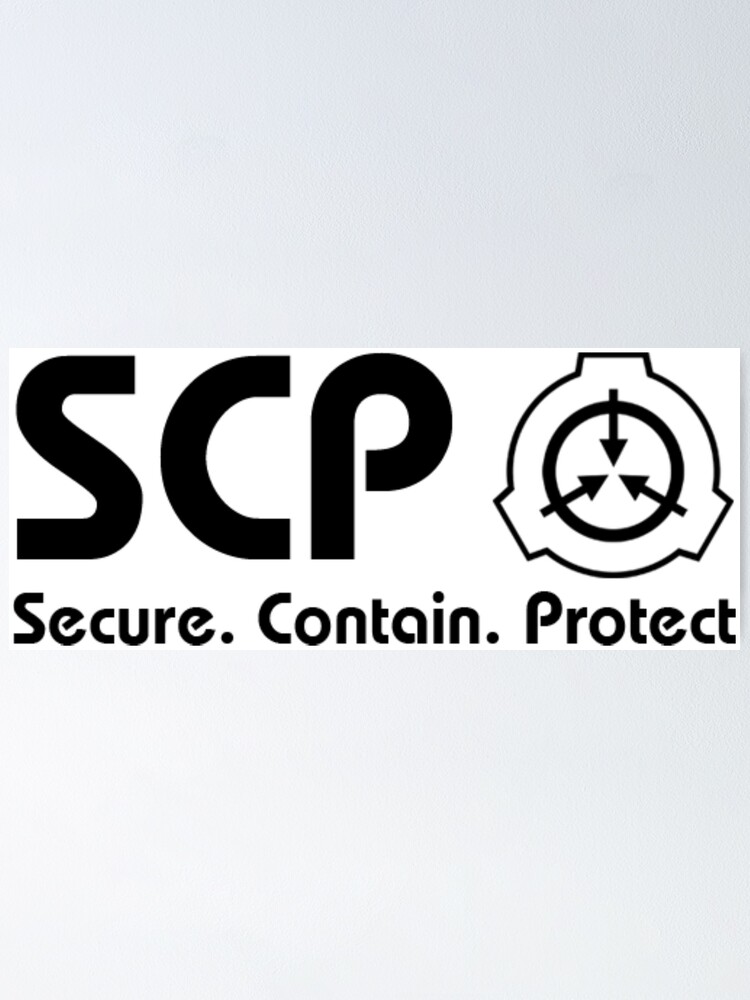 "SCP Logo" Poster for Sale by MadLad-Inc | Redbubble