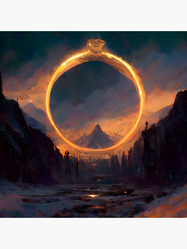 "Holy Ring Concept Art" Sticker for Sale by skjaldm0 | Redbubble