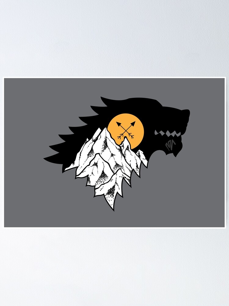 "Wolf Moon" Poster for Sale by Mikierocks5 | Redbubble