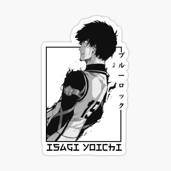 "Isagi Yoichi - Blue Lock In Japanese" Sticker for Sale by yoku-mieru ...