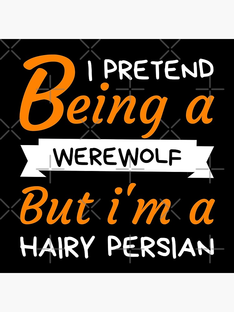 "Hairy persian werewolf - Persian (iranian) halloween" Poster for Sale ...