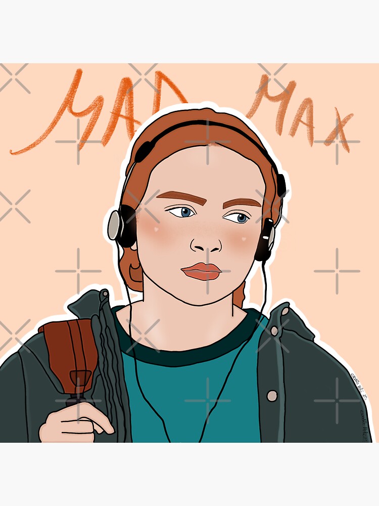 "Max Mayfield from Stranger Things sticker" Sticker for Sale by ...