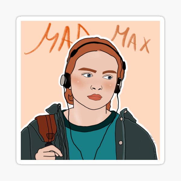 "Max Mayfield from Stranger Things sticker" Sticker for Sale by ...