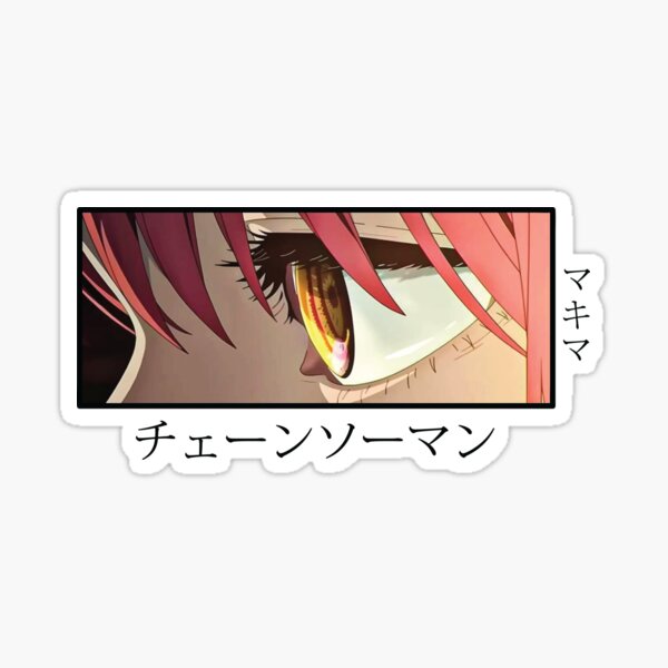 "Makima Sticker" Sticker for Sale by Pengun | Redbubble