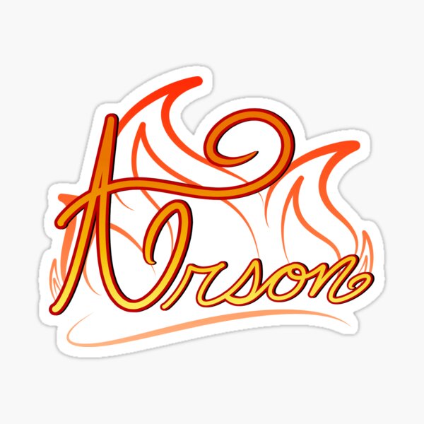 "The Arson Pride" Sticker for Sale by Madame-Deer | Redbubble