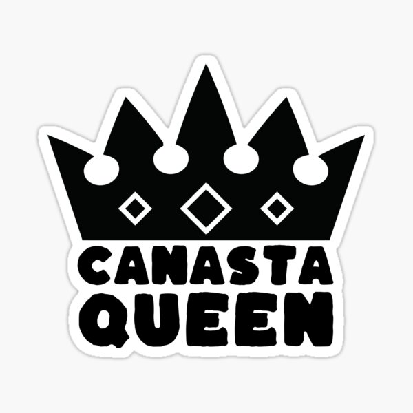 "Canasta queen | I love canasta | Mom playing canasta" Sticker for Sale by eRKaTees | Redbubble