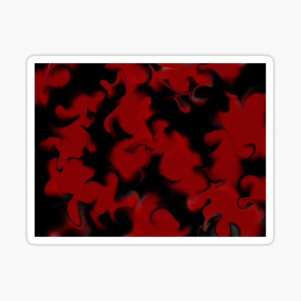 "aesthetic red and black" Sticker for Sale by Mitskil0ver | Redbubble
