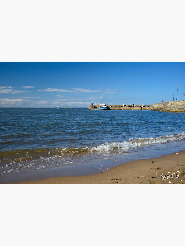 "Fisherrow Beach, Musselburgh, East Lothian" Sticker for Sale by Kasia ...