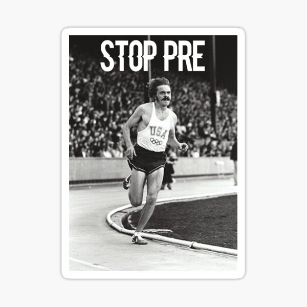 "Steve Prefontaine quote, Running Quotes Steve Prefontaine" Sticker for ...