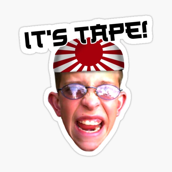 "It's TAPE!" Sticker for Sale by snowflakedesign | Redbubble