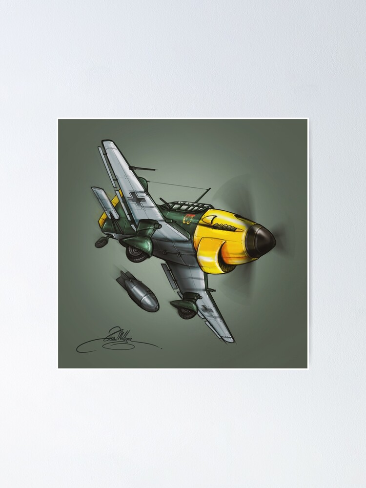 "Mini Warbirds - Ju87B Dive Bomber" Poster by IMDesigns | Redbubble
