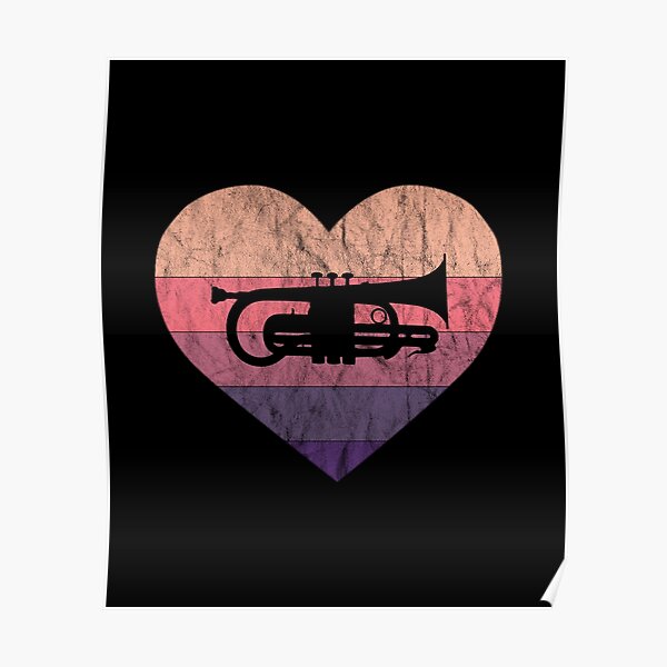 "Wind Player Loves Cornet And Flugelhorn" Poster for Sale by NoPlanB ...