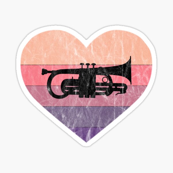 "Wind Player Loves Cornet And Flugelhorn" Sticker for Sale by NoPlanB ...
