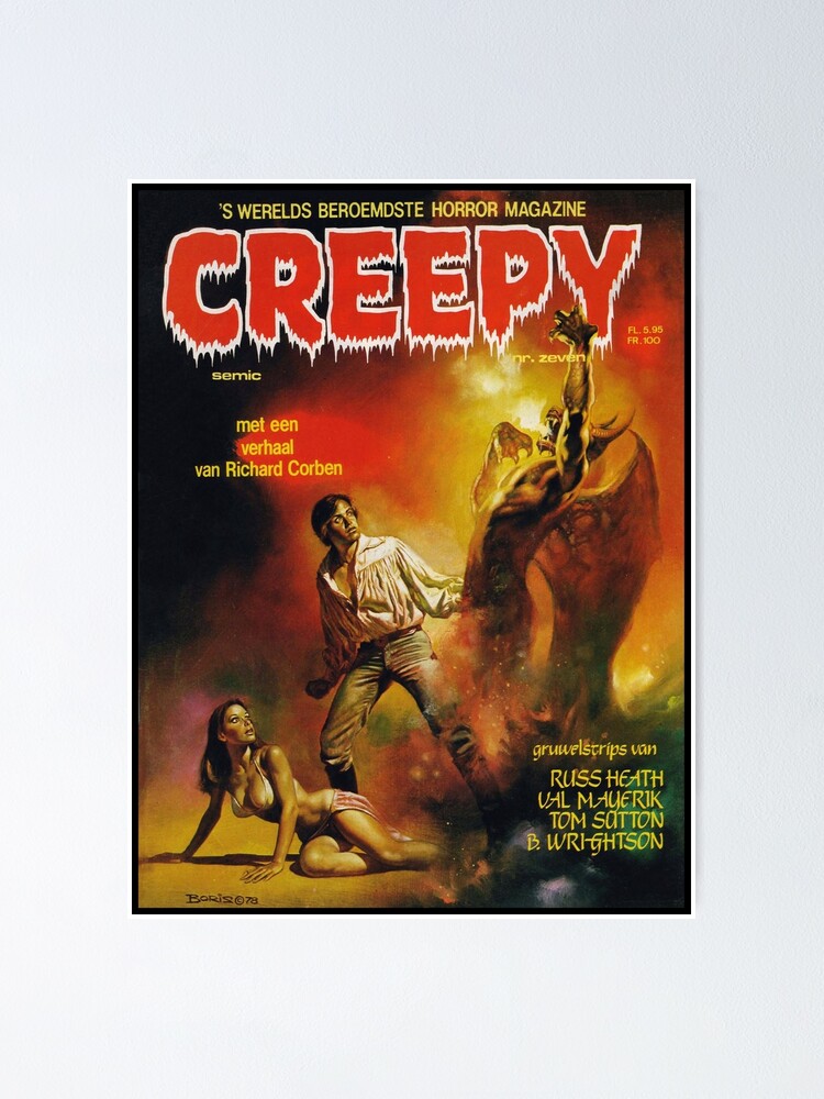 "YEP, ANOTHER GREAT VINTAGE CREEPY MAGAZINE COVER! IN GERMAN!" Poster ...