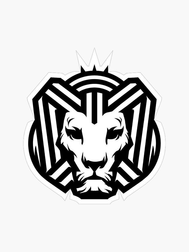 "cairokee band logo - كايروكي لوجو - lion face - " Sticker for Sale by ...