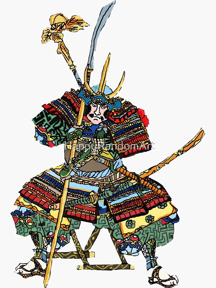 "Blessed Justo Takayama Ukon" Sticker for Sale by HappyRandomArt | Redbubble