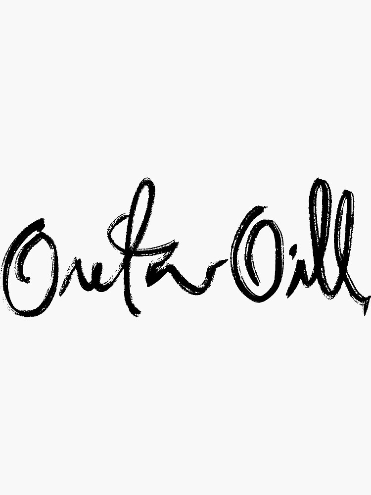 "Greta Gill’s signature" Sticker for Sale by alissa21 | Redbubble