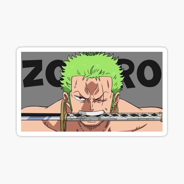 "Zoro Roronoa" Sticker for Sale by japaneseart- | Redbubble