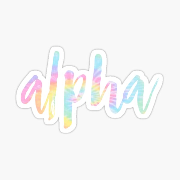 "Alpha" Sticker for Sale by lenicevictoria | Redbubble