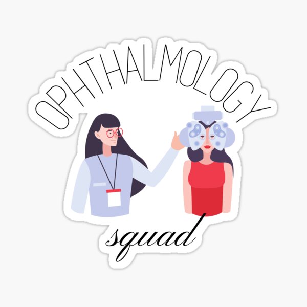 "Ophthalmology squad" Sticker for Sale by CreeDesigns723 | Redbubble
