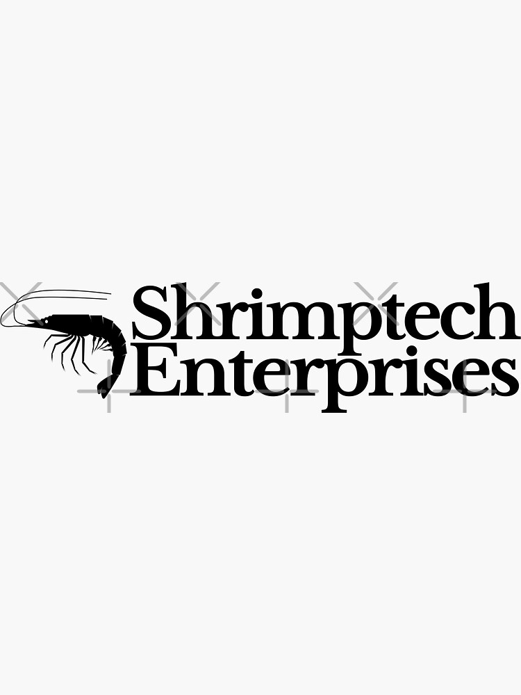 "Shrimptech Enterprises Viagra Boys" Sticker for Sale by CosmicHazeArts | Redbubble