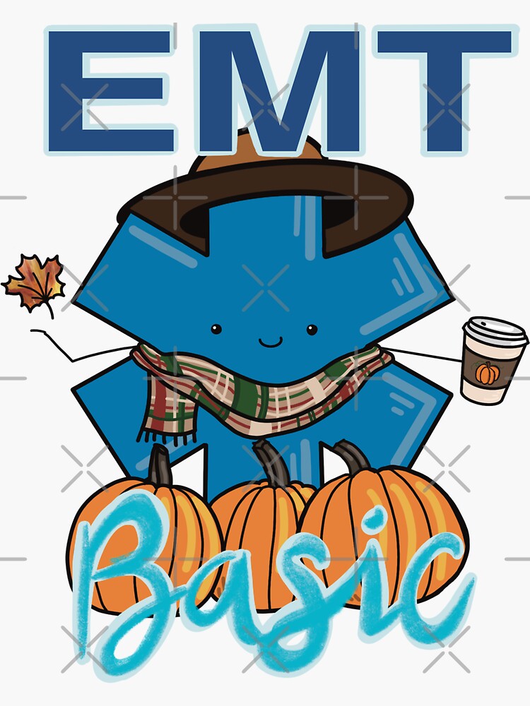 "EMT Basic " Sticker for Sale by TheMedicsMakery | Redbubble