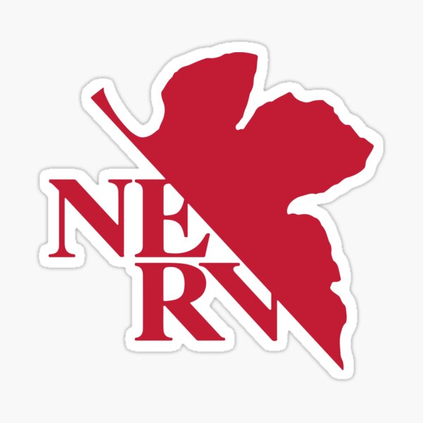 "NERV" Sticker for Sale by Rankeaocm | Redbubble