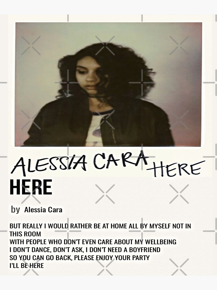 "HQ poster of Alessia cara here " Poster for Sale by suny-shop | Redbubble