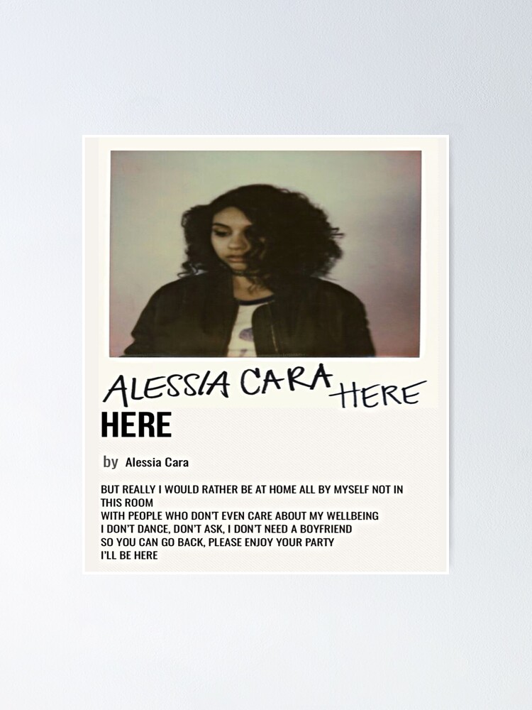 "HQ poster of Alessia cara here " Poster for Sale by suny-shop | Redbubble