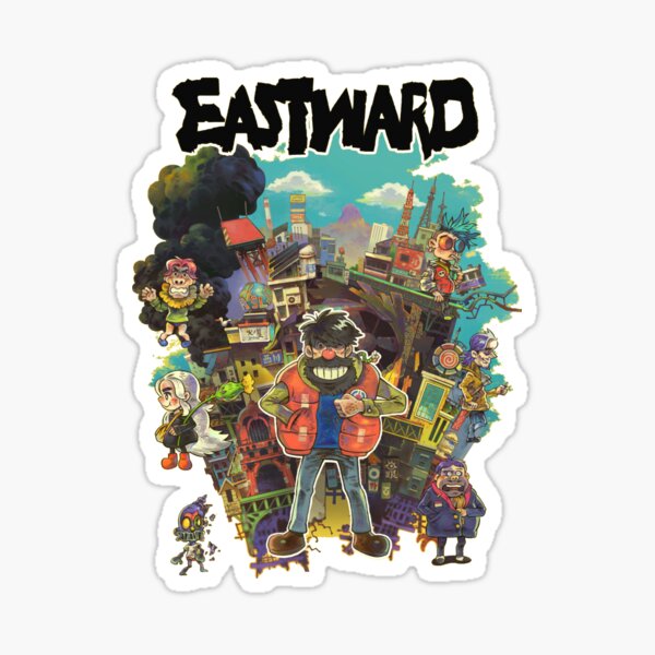 "Eastward Game Art" Sticker for Sale by Moosehiphop | Redbubble