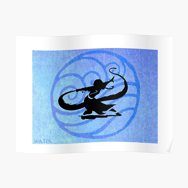 "Avatar Water Bender" Poster by TheRonSwanson | Redbubble