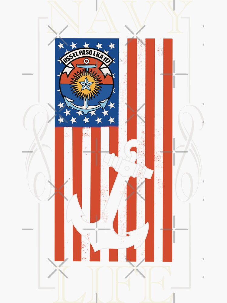 "Navy life anchor full color" Sticker for Sale by ACID-REIGN | Redbubble