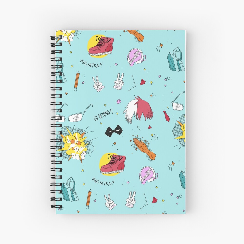 "BNHA!" Spiral Notebook by emgrav | Redbubble