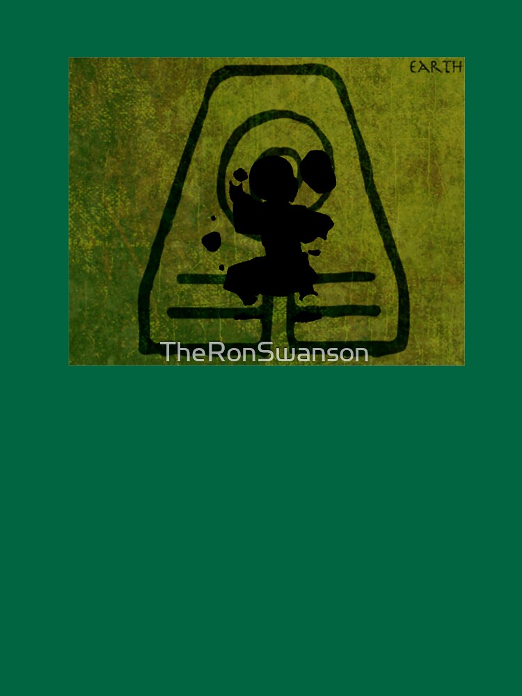 "Avatar Earth Bender" T-shirt by TheRonSwanson | Redbubble | avatar t ...