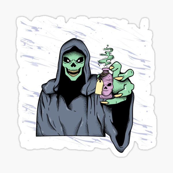 "Deadly Poison " Sticker for Sale by ArtOfStars | Redbubble