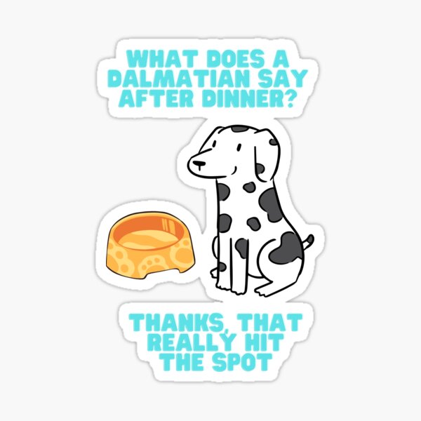 "Dalmatian Meme" Sticker for Sale by AmbersAnimals | Redbubble
