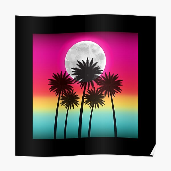 "georgia okeeffe pink moon over water" Poster for Sale by anouar1994 ...