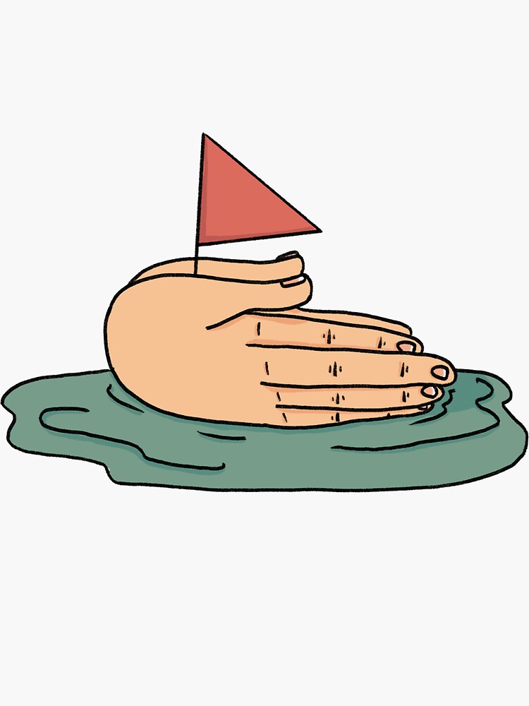 "ASL Boat" Sticker for Sale by lavendervanilla | Redbubble