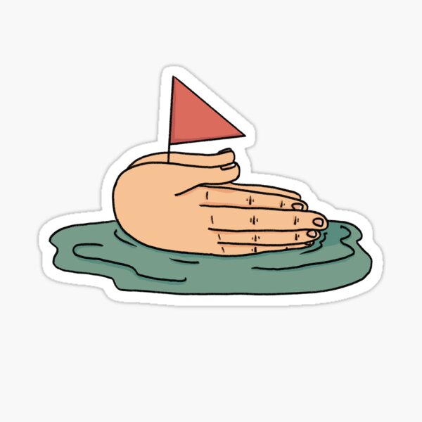 "ASL Boat" Sticker for Sale by lavendervanilla | Redbubble