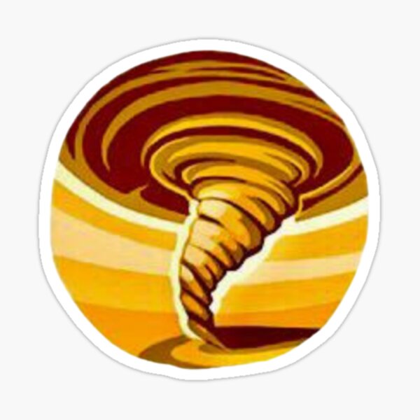 "Tornado Cyclone Design" Sticker for Sale by GauravArtist | Redbubble