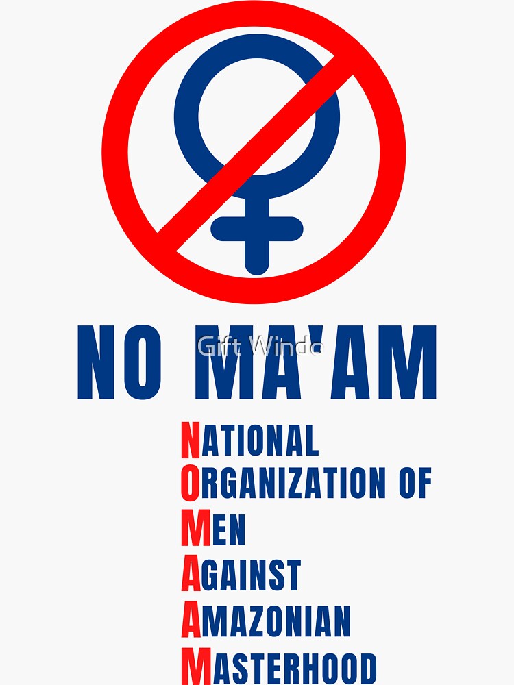 Sticker « NON MADAME », par Your-beauty | Redbubble