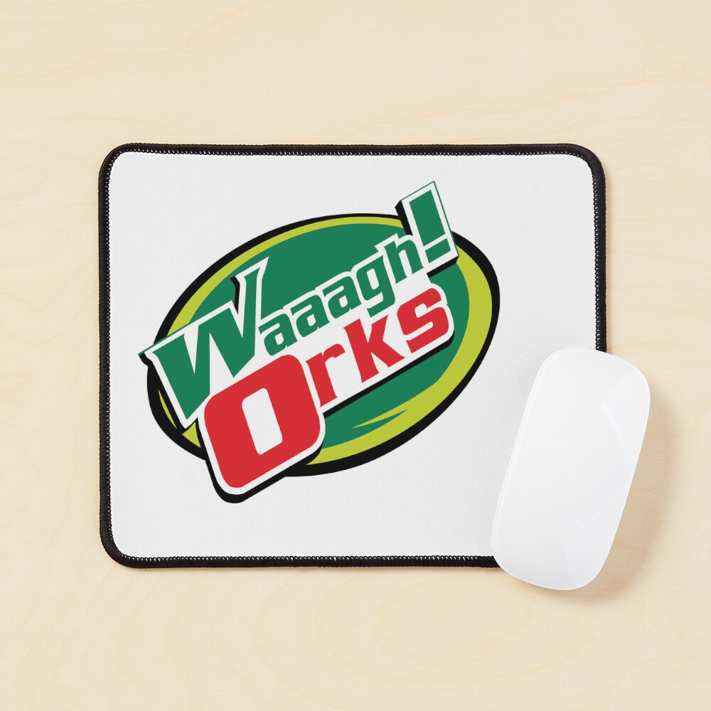 "Waaagh! Logo" Sticker for Sale by Neon80 | Redbubble