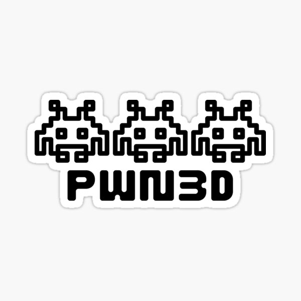 "Pwned 3 Alien Invasion Tshirt Space" Sticker for Sale by ...
