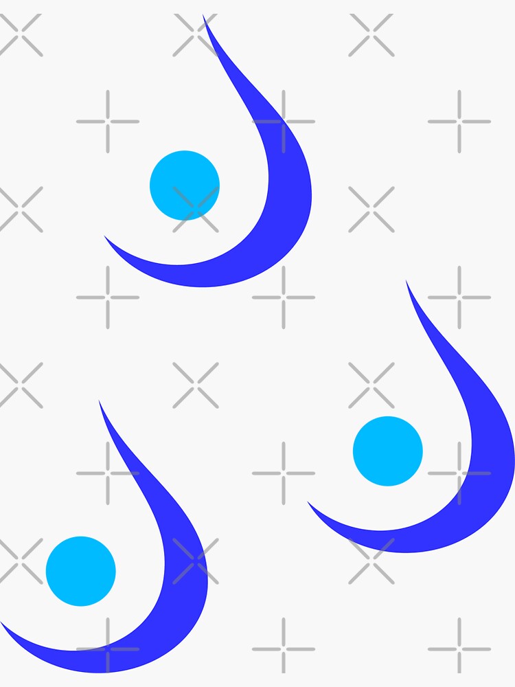 "Water Rune" Sticker for Sale by JayoJack | Redbubble