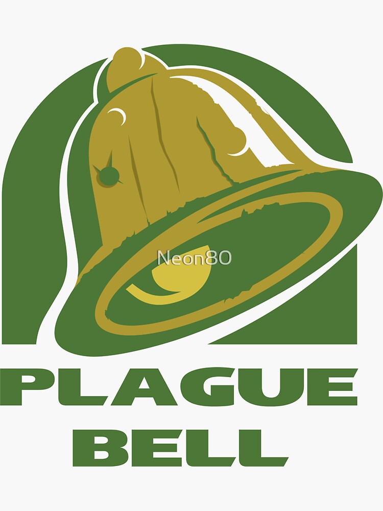 "Plague Bell" Sticker for Sale by Neon80 | Redbubble