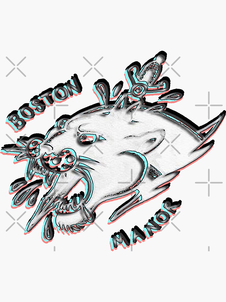 "Boston Manor" Sticker for Sale by jakemurray21 | Redbubble