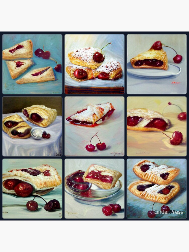 "Cherry Turnover Pack" Sticker for Sale by CinderPress | Redbubble