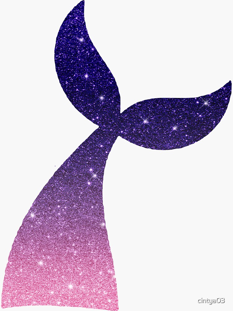 "Mermaid tail" Sticker for Sale by cintya03 | Redbubble
